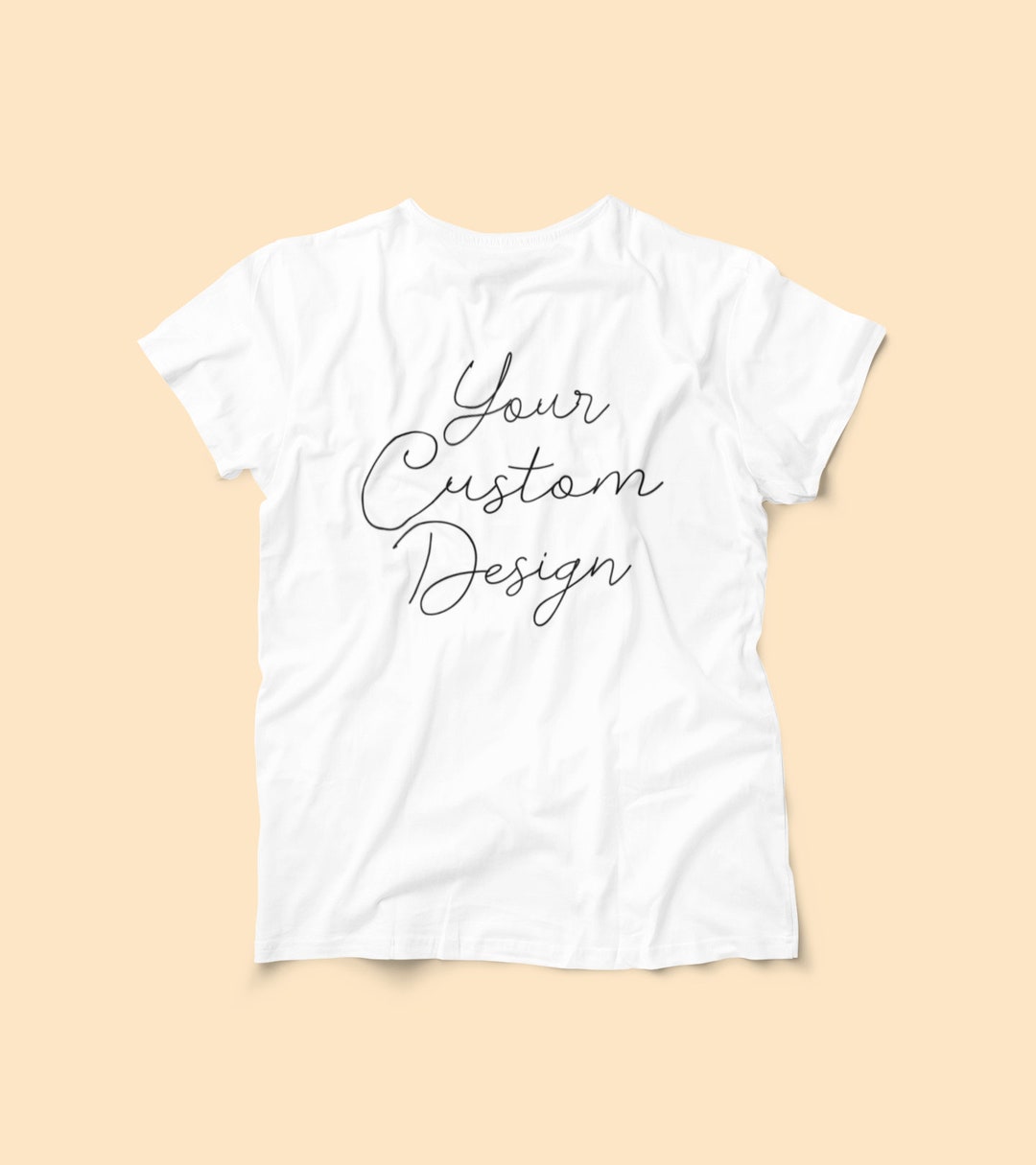 Custom Logo Shirt - Custom Wording Shirt - Single Color Design Custom ...