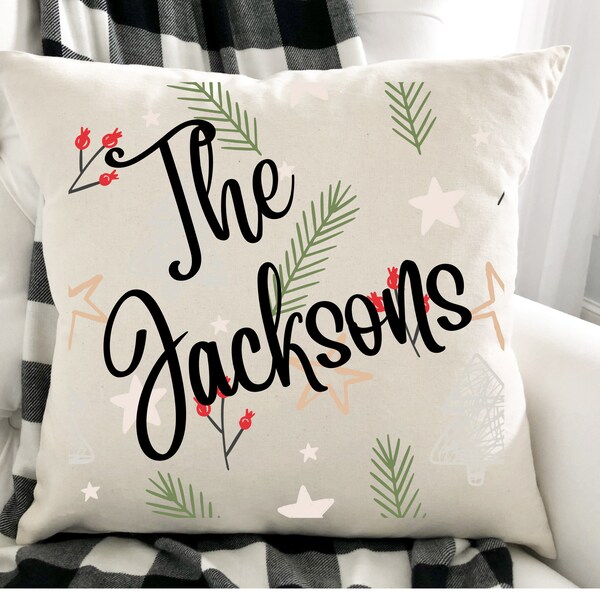 Personalized Christmas Pillow - Etsy