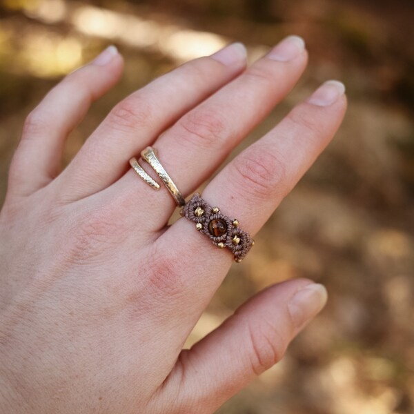 Macrame Ring - Etsy
