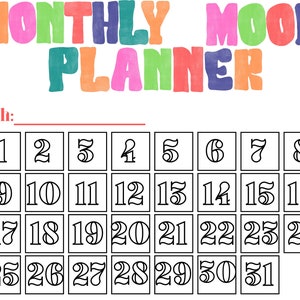 Mood Tracker Printable, Yearly Monthly Mood Planner, Mood Chart ...