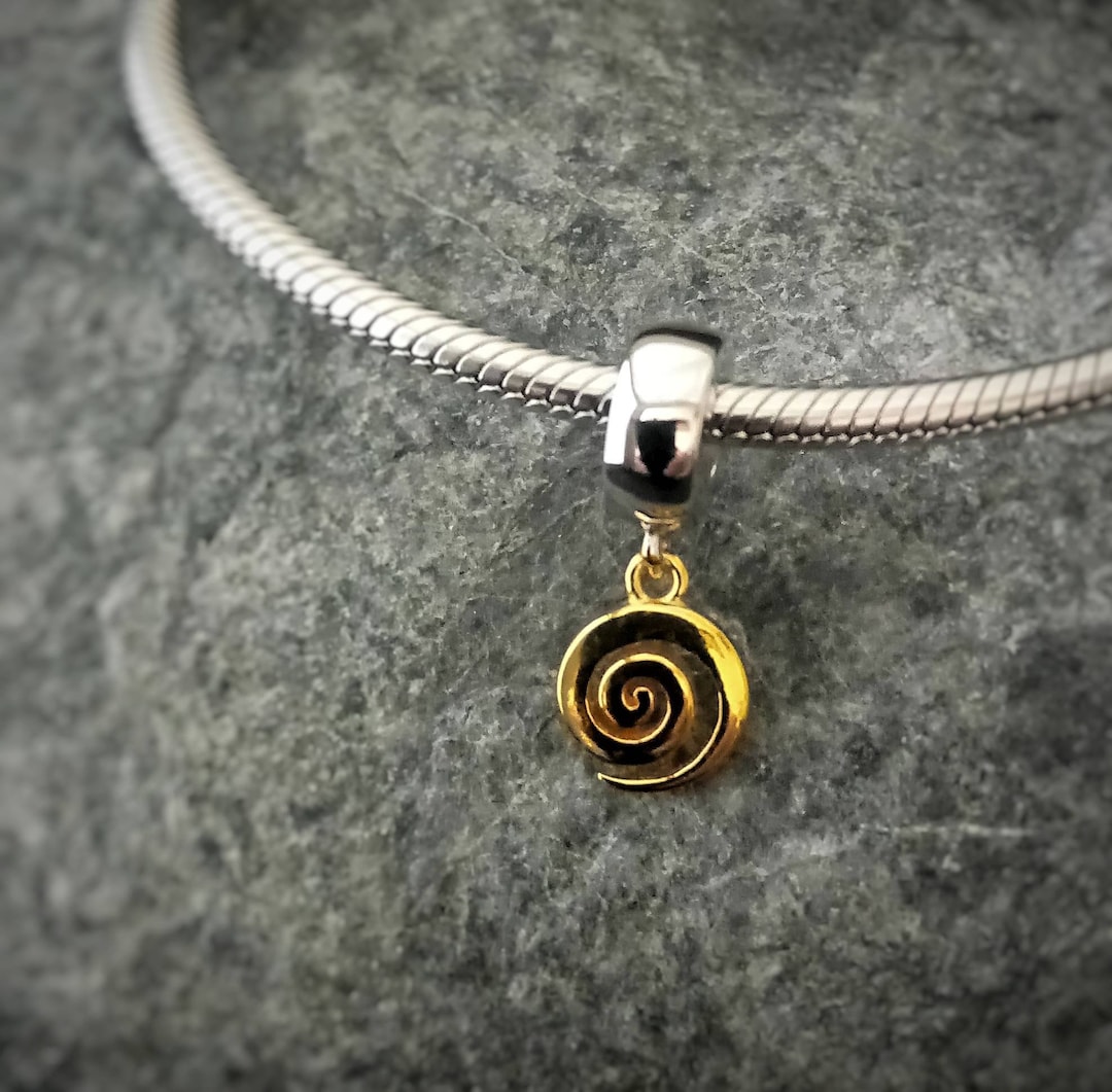 Greek Spiral Charm,greek Bead,greek Jewelry,greek Charm Fits Pandora ...