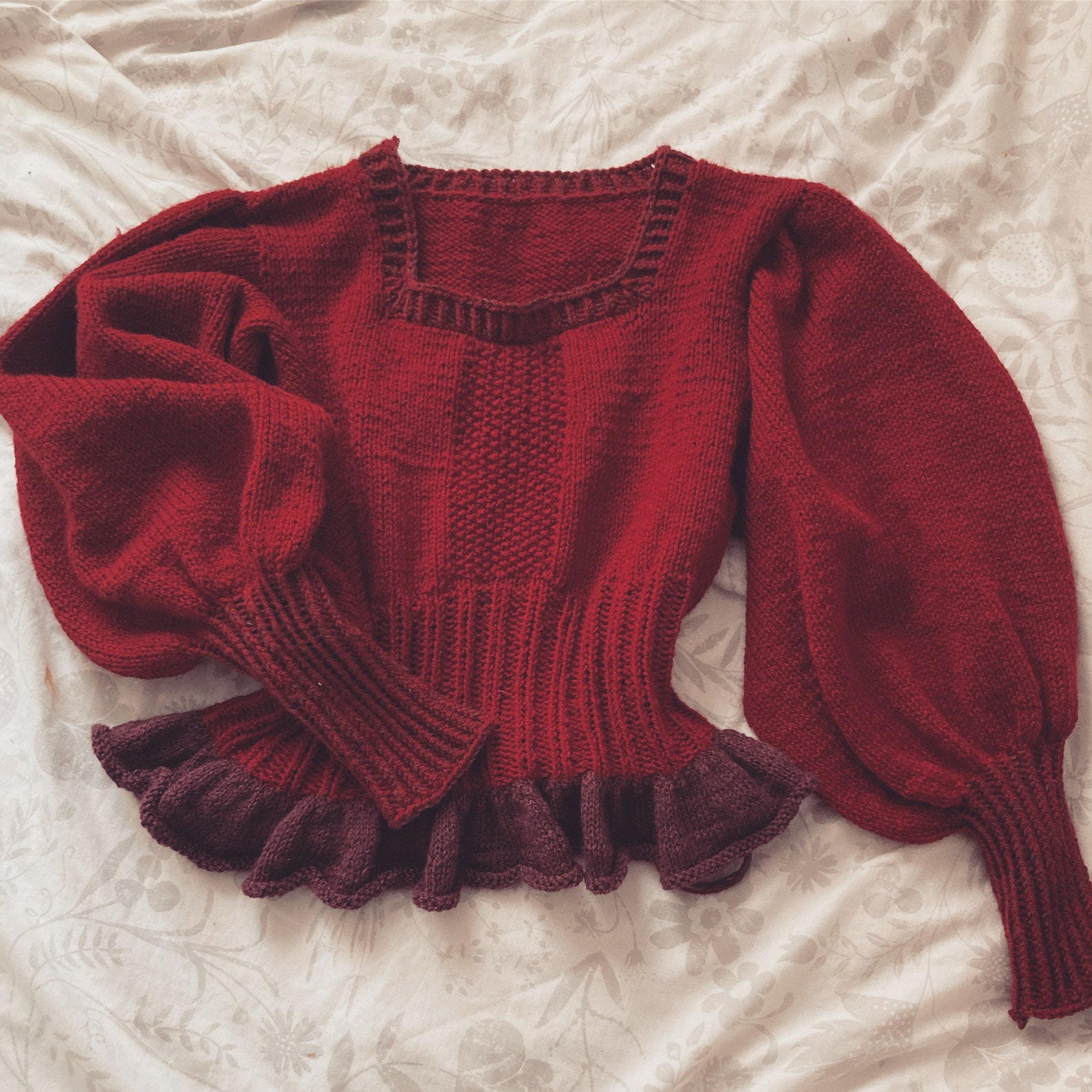 The Tudor Blouse Knitting Pattern PDF - Etsy