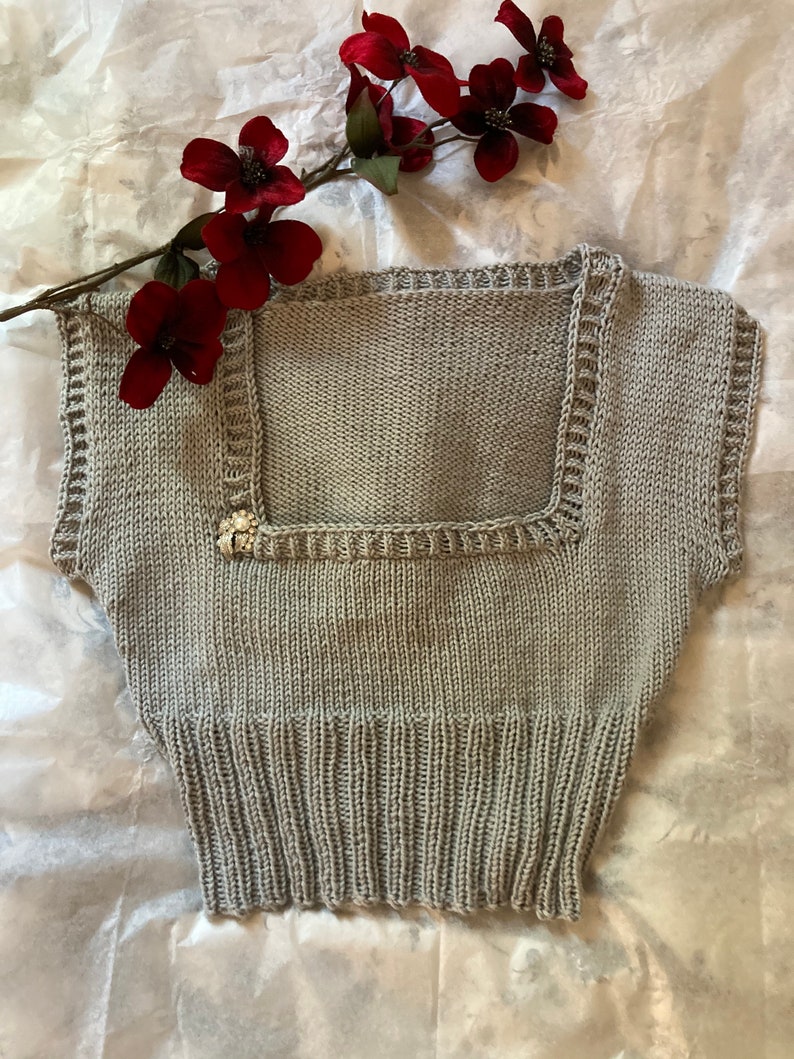 The Tudor Tank Knitting Pattern - Etsy