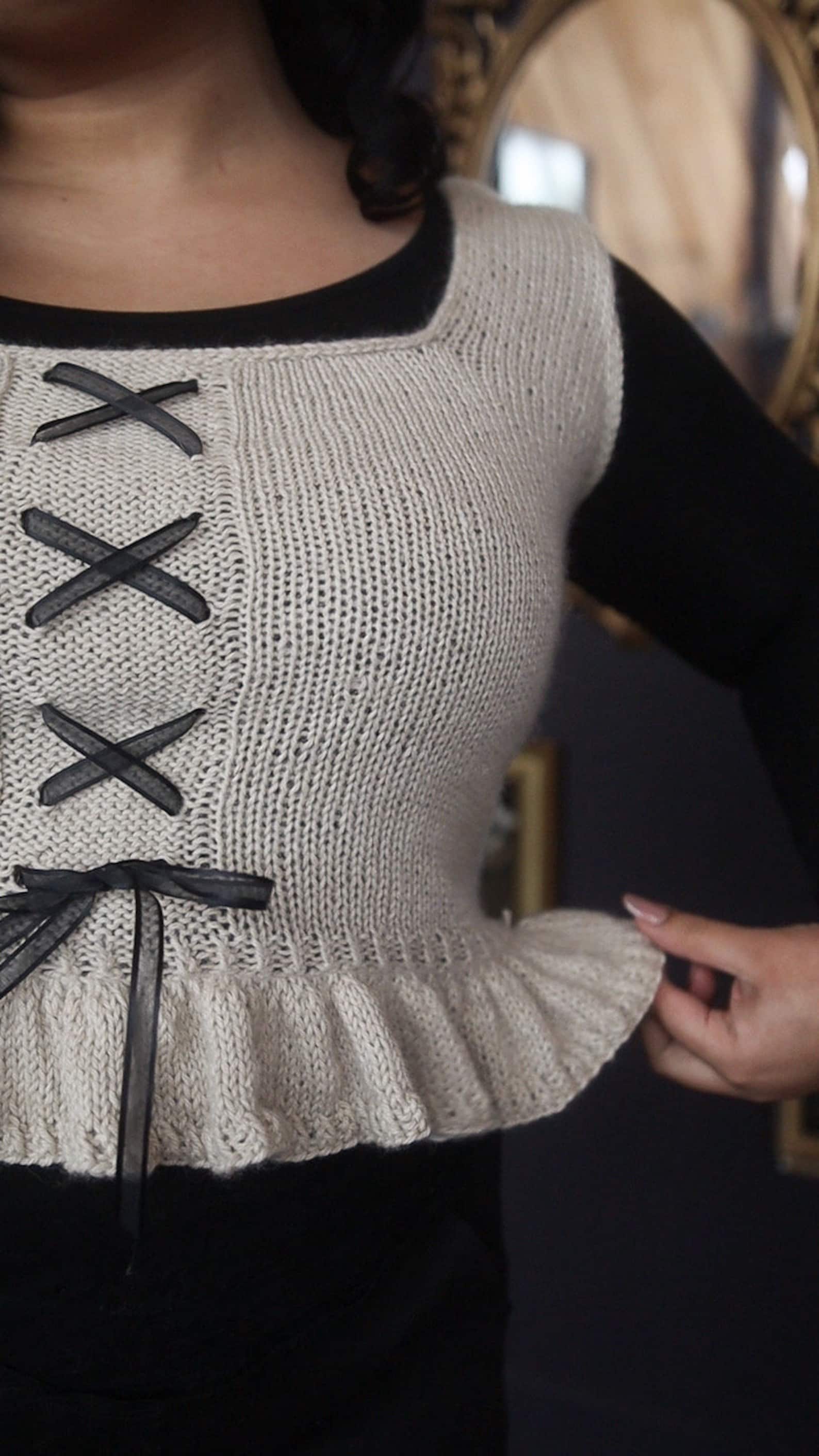 The Renaissance Bodice Knitting Pattern - Etsy