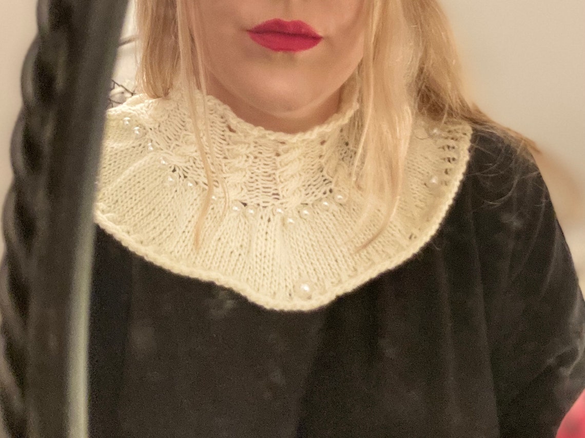 The Constance Collar Knitting Pattern - Etsy
