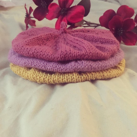 The Raspberry Baby Beret | Etsy