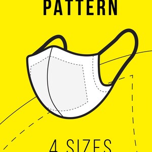 Face Mask Sewing Pattern With Filter Pocket, Easy DIY Mask/mouth and ...