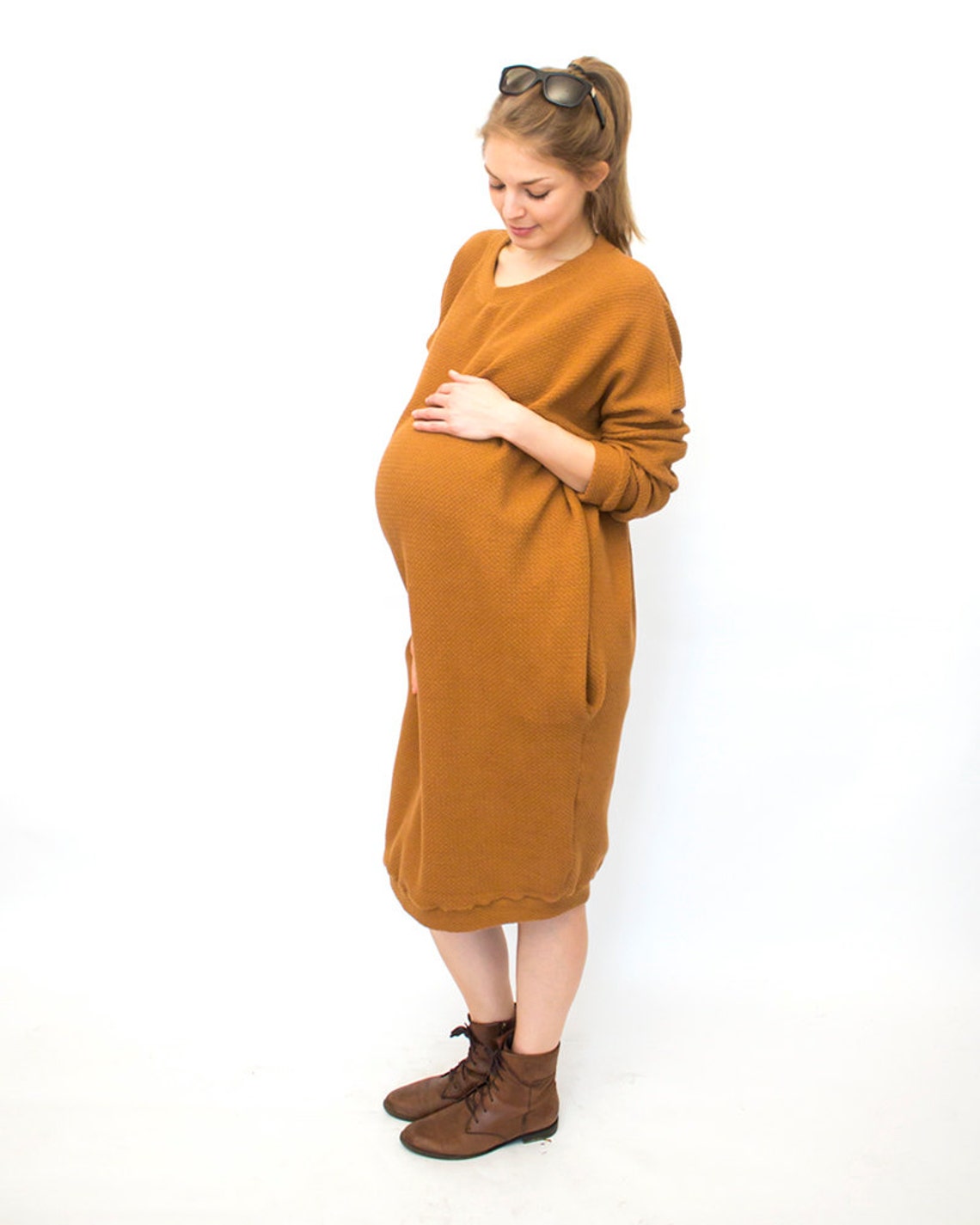 Maxi Dress Sewing Template Maternity Dress Pattern Easy & | Etsy