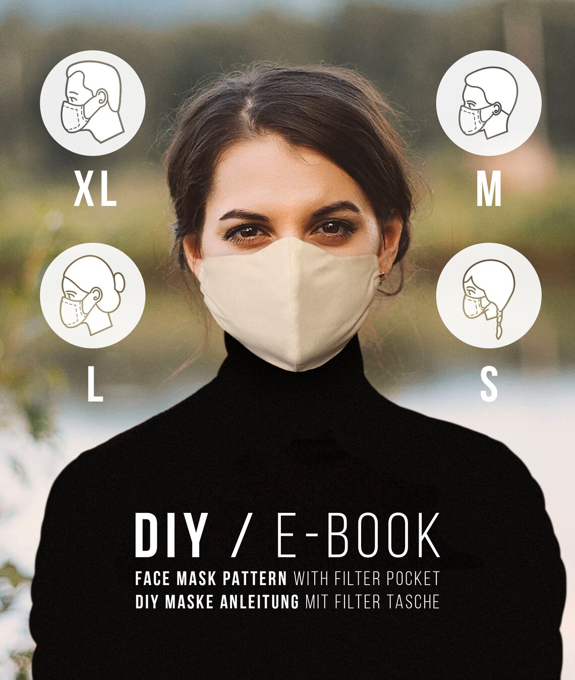 Face Mask Sewing Pattern • PDF Sewing Pattern • Adult, Teenager, Child ...
