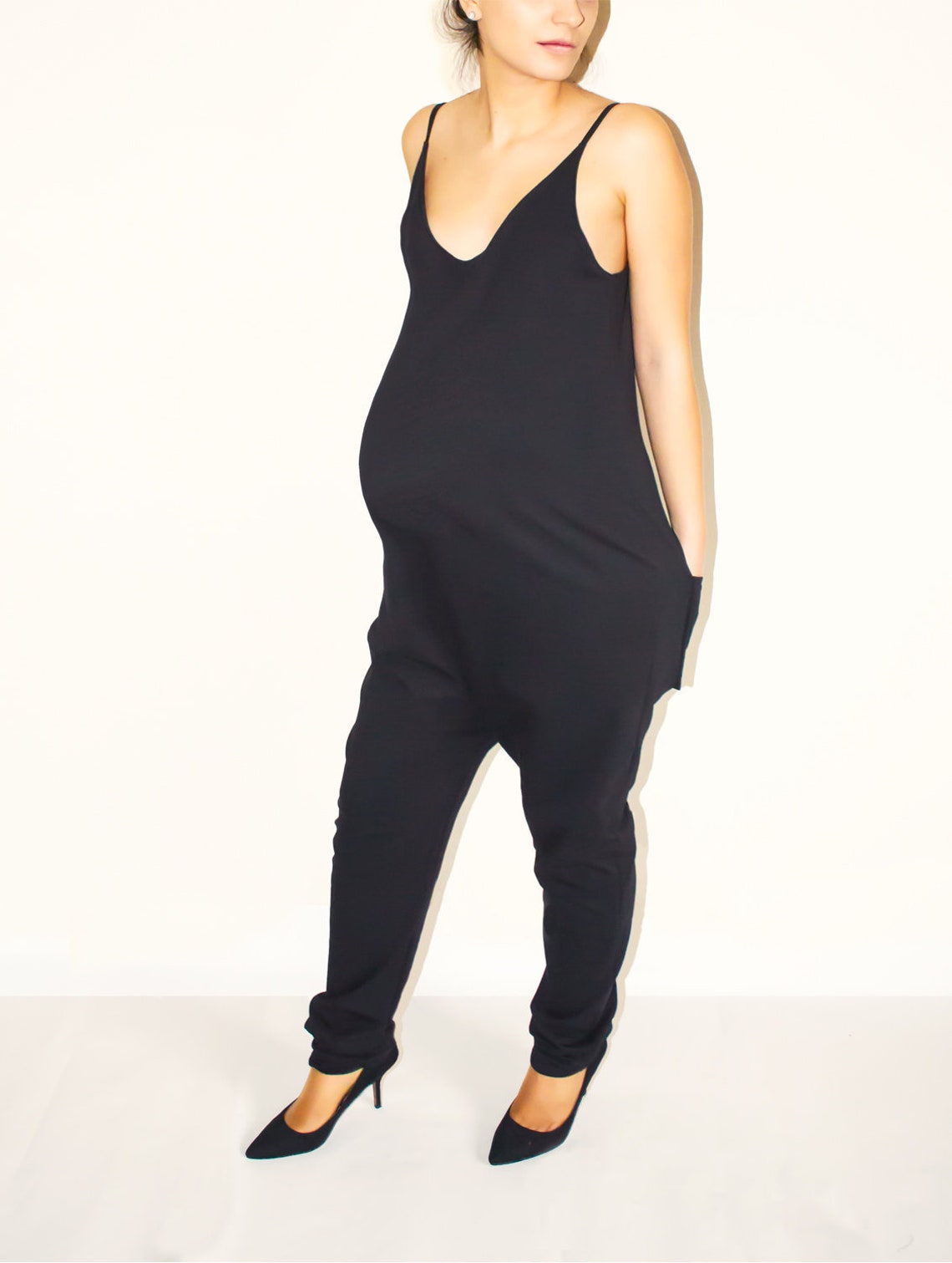 Jumpsuit Sewing Pattern, Printable Pdf, Comfy Maternity Jumpsuit ...