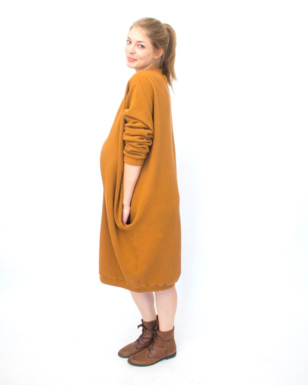 Maxi Dress Sewing Template, Maternity Dress Pattern, Easy & Cool Sewing ...