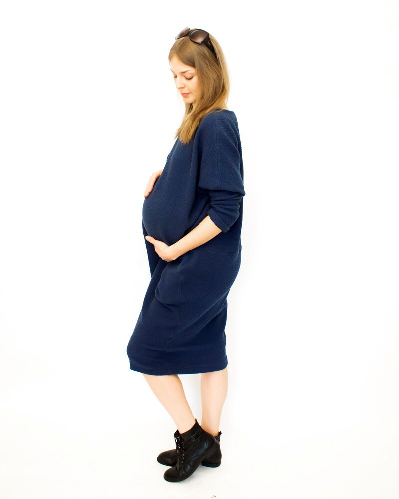 Maxi Dress Pattern, Long Dress, Relaxed Fit, Maternity Sewing Pattern ...