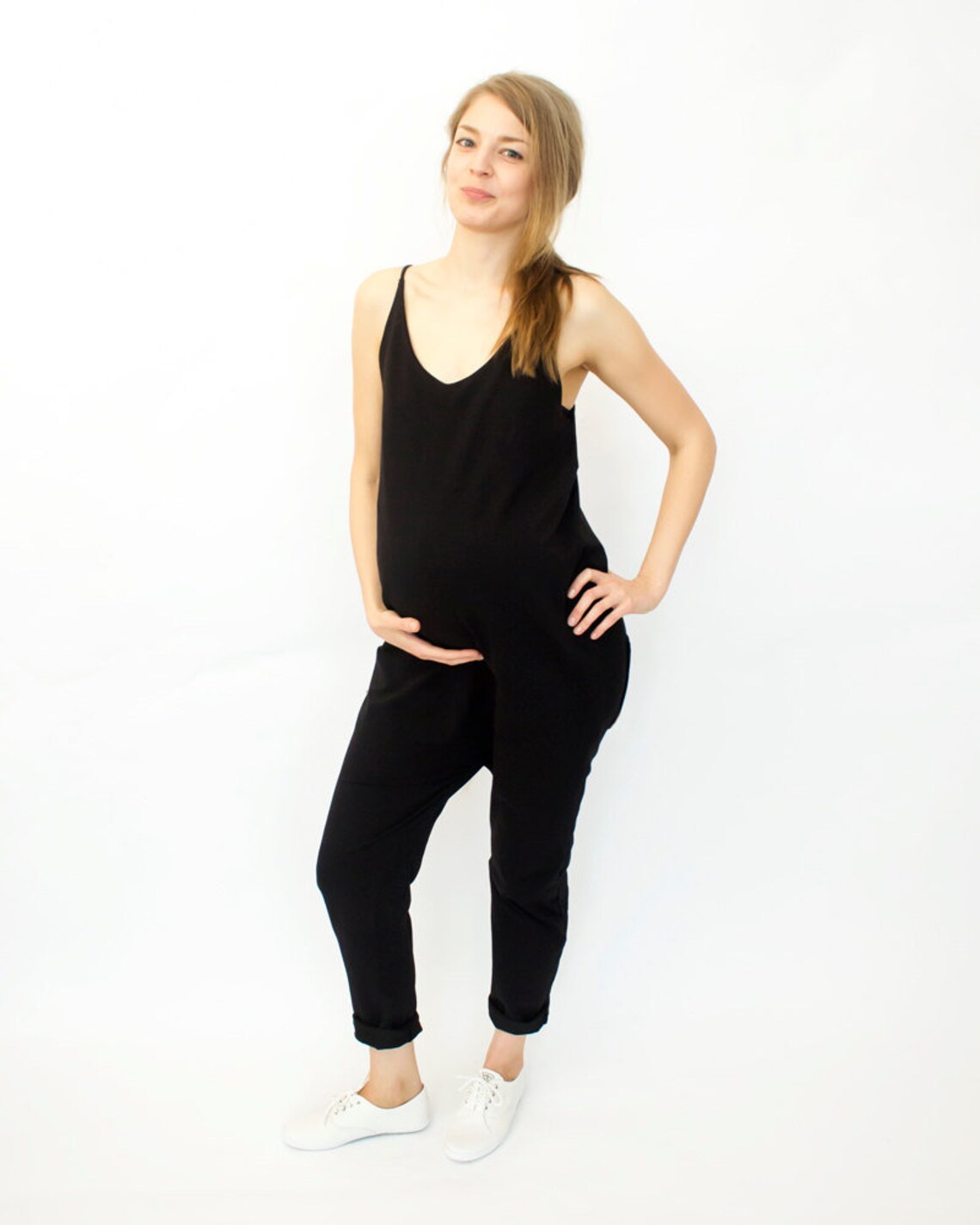 Jumpsuit Sewing Pattern Printable Pdf Comfy Maternity | Etsy