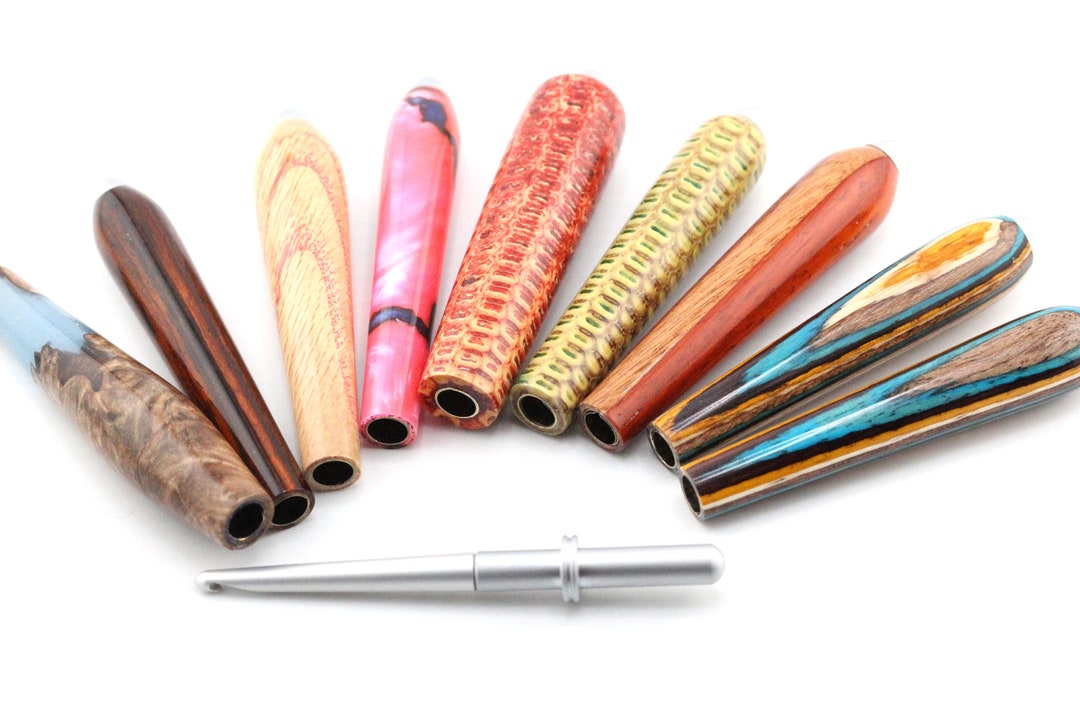 Interchangeable Crochet Hook Handle in a Selection of Colorful Handles ...