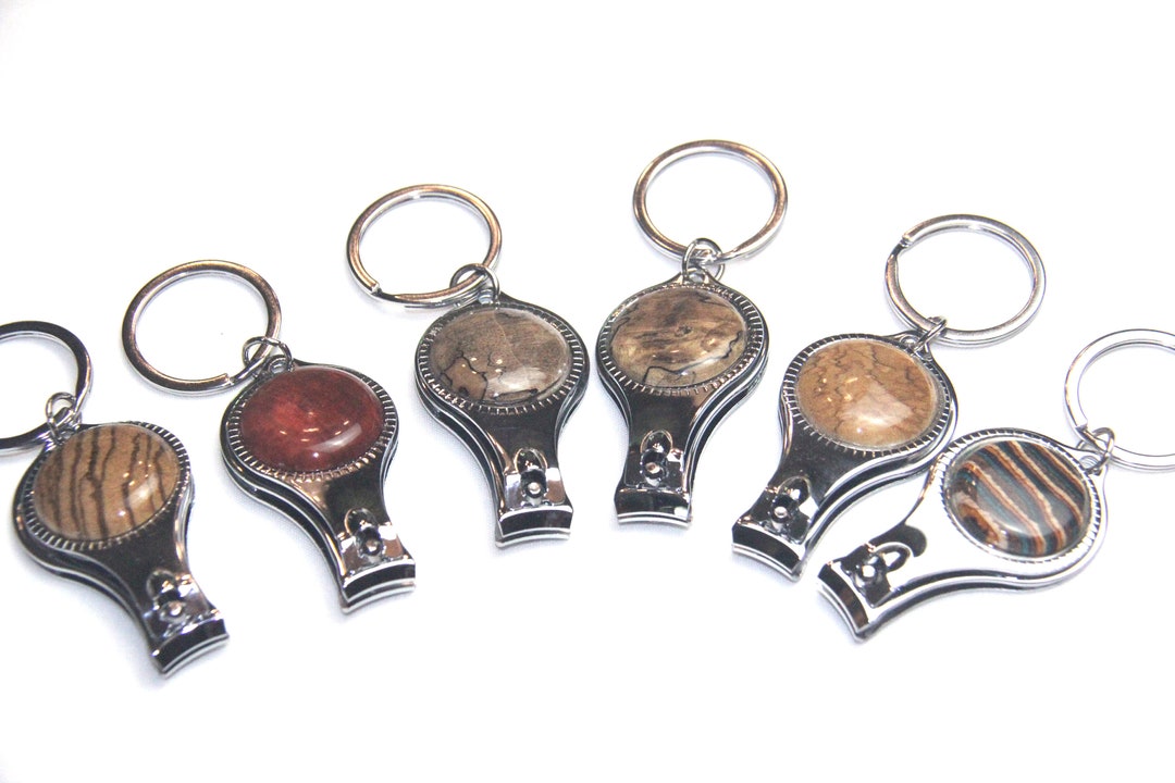 Nail Clippers/bottle Opener and Key Ring All-in-one With Accent Disks ...