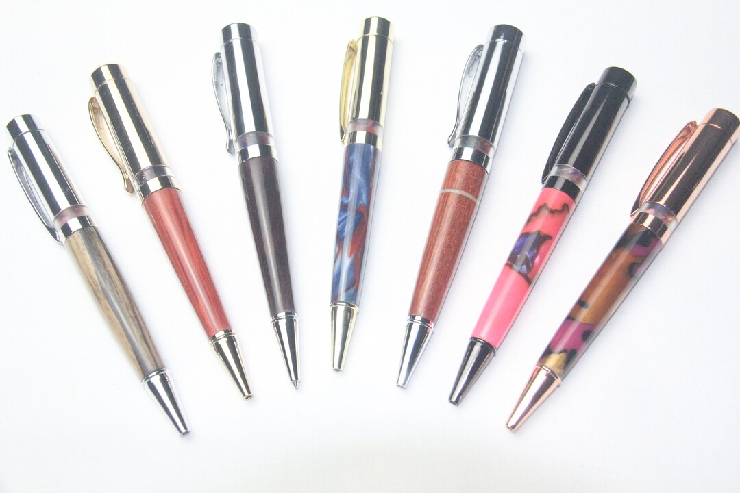 Kaleidoscope Twist Pen in Various Finishes and Materials - Etsy