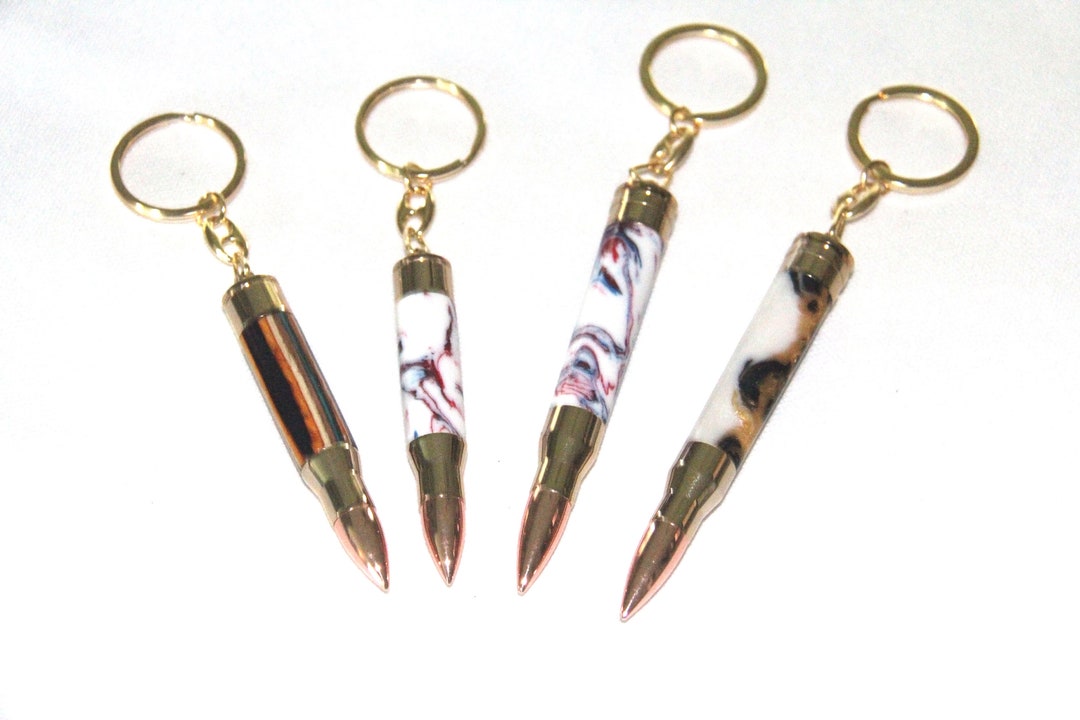 Bullet Keychains in Various Materials and Calibers - Etsy