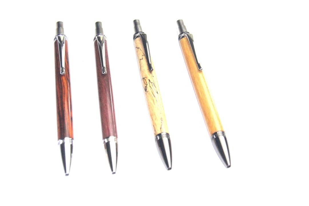 Blade Button Click Pens in a Selection of Finishes and Woods - Etsy