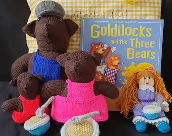 Goldilocks and the Three Bears Felt Figures Flannel Board Story Set ...