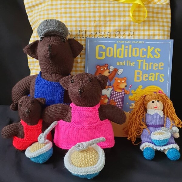 Goldilocks and the Three Bears Story Sack - Etsy