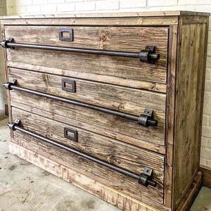 Rustic Chest of Drawers DIY Plans - Etsy