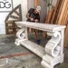 Scroll Console Table DIY Plans - Etsy