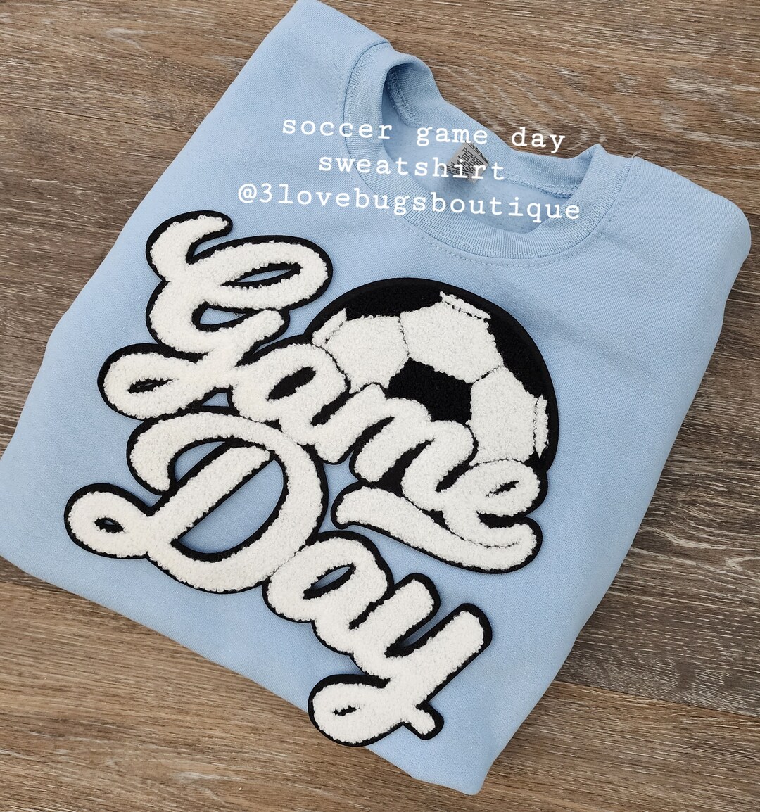 Soccer Mom Chenille Patch Sweatshirt,soccer Sweatshirt,gameday ...