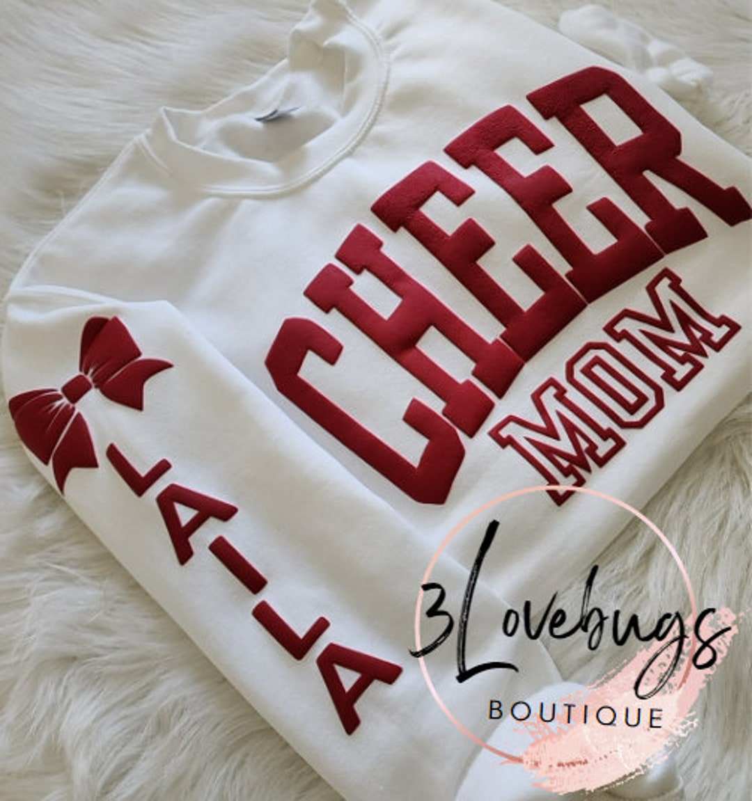 Personalized Cheer Mom Sweatshirt,custom Team Sweatshirts,custom Cheer ...