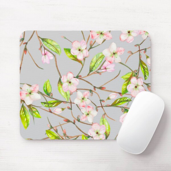Gray Cherry Blossoms Wallpaper - Etsy