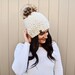 Knitting Pattern, THE PEBBLE BEANIE, Women's Knit Hat, Knit Winter Hat ...