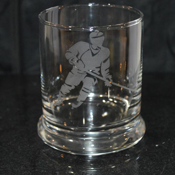 Etched Glass Hockey - Etsy