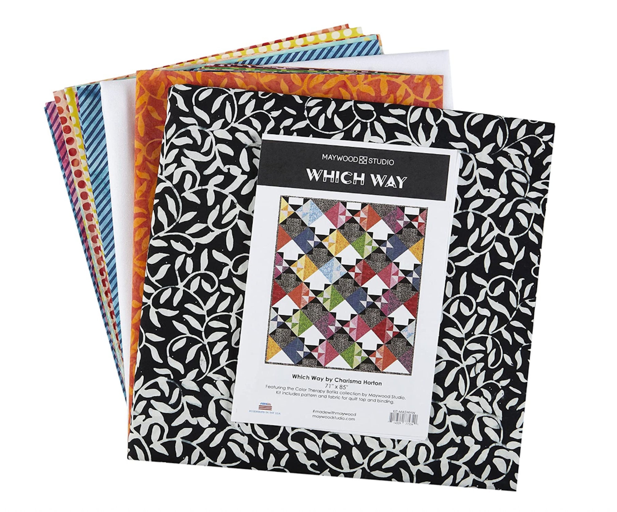 BATIK FABRICS! Which Way Quilt Kit - Color Therapy Batik Quilt Kit ...