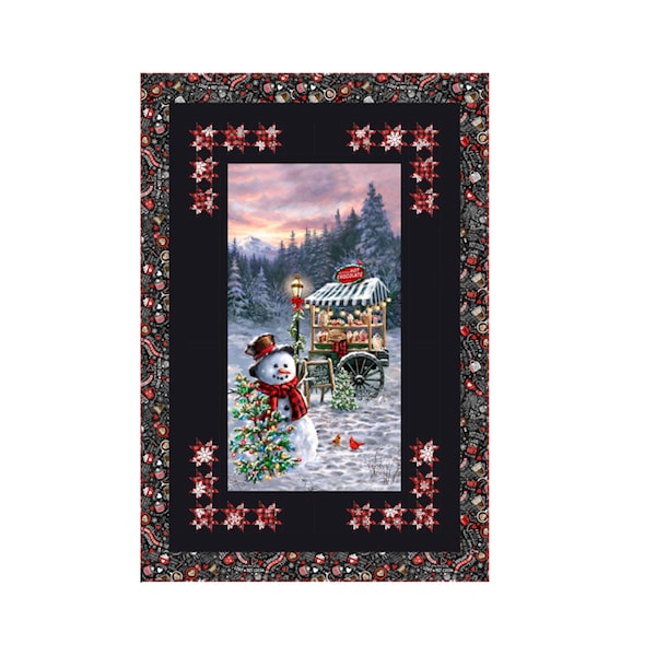 Snowman Quilt - Etsy