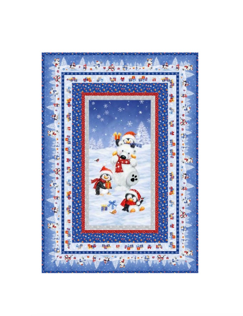 Snow What Fun Quilt Kit by Wilmington Prints 49 X - Etsy