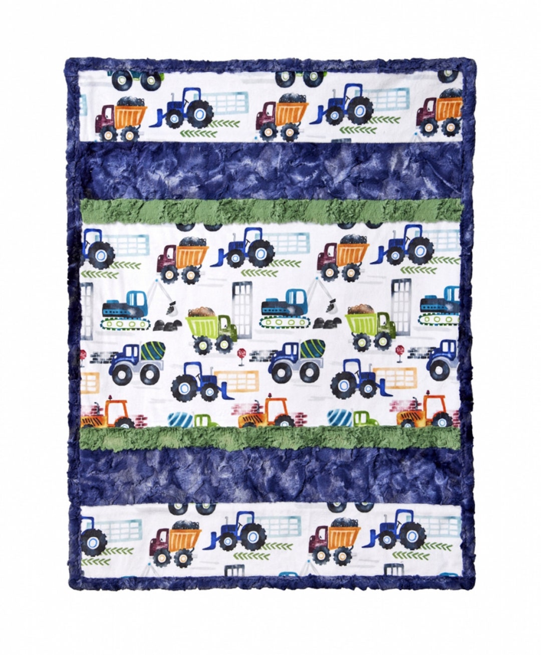 BACKING INCLUDED! COMPLETE Cuddle Minky Quilt Kit "nailed It!" Bambino ...