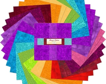 5 Inch Squares Charm Pack Fabric Royal Nights Essential Gems | Etsy