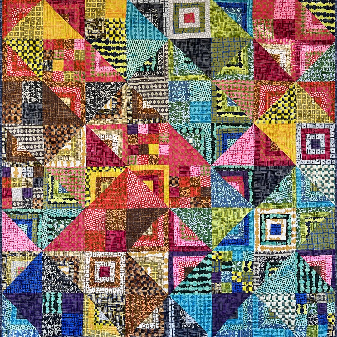 Multi Traveler Quilt Kit 54098QK-X Anthropology Fabrics 64x64 ...