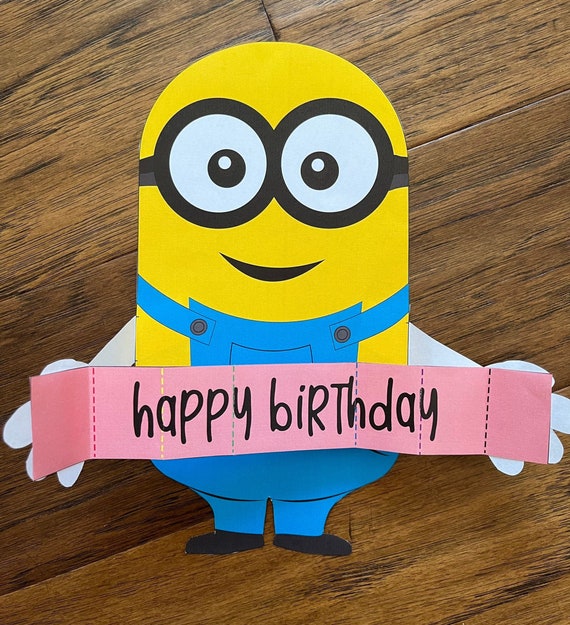 Minion Birthday Card