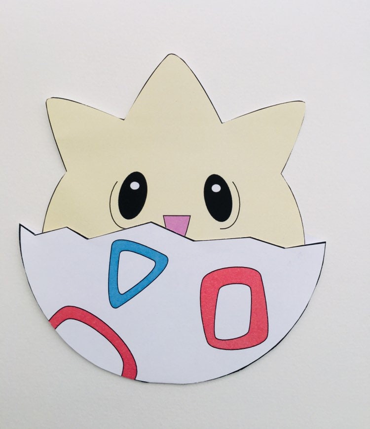 Togepi Baby Pokemon Invitation, Pokemon Go Theme Birthday, Baby Shower ...