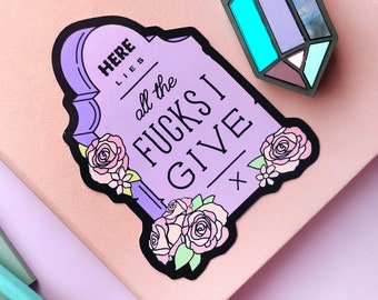 Cute Grave Sticker - Etsy