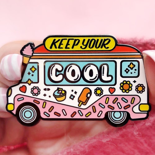 Fab Retro Ice Lolly Hard Enamel Pin Nostalgic Ice Cream Flair | Etsy
