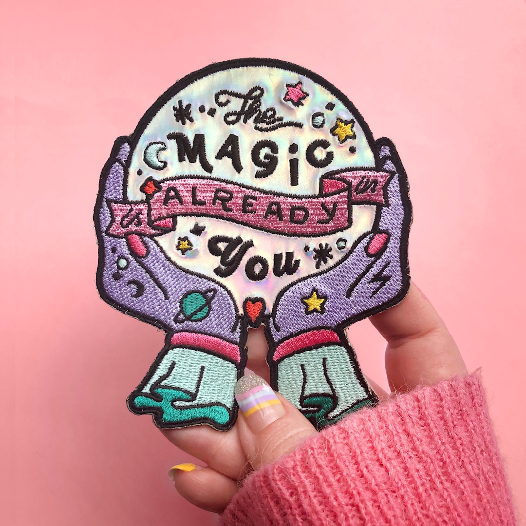 The Magic is Already in You Pocket Patch - Crystal Ball Embroidered ...