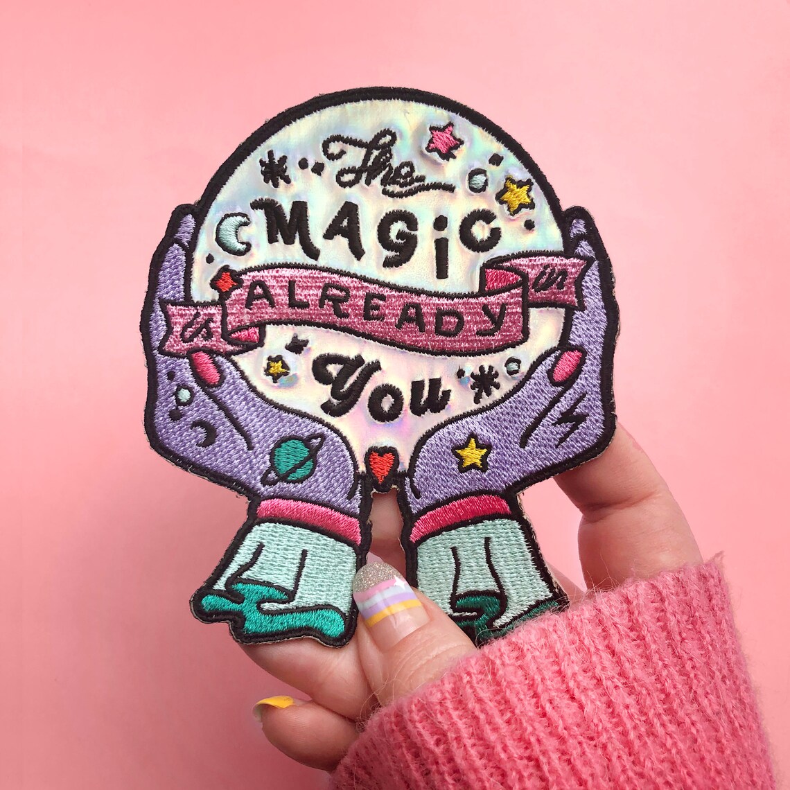 The Magic is Already in You Pocket Patch Crystal Ball - Etsy