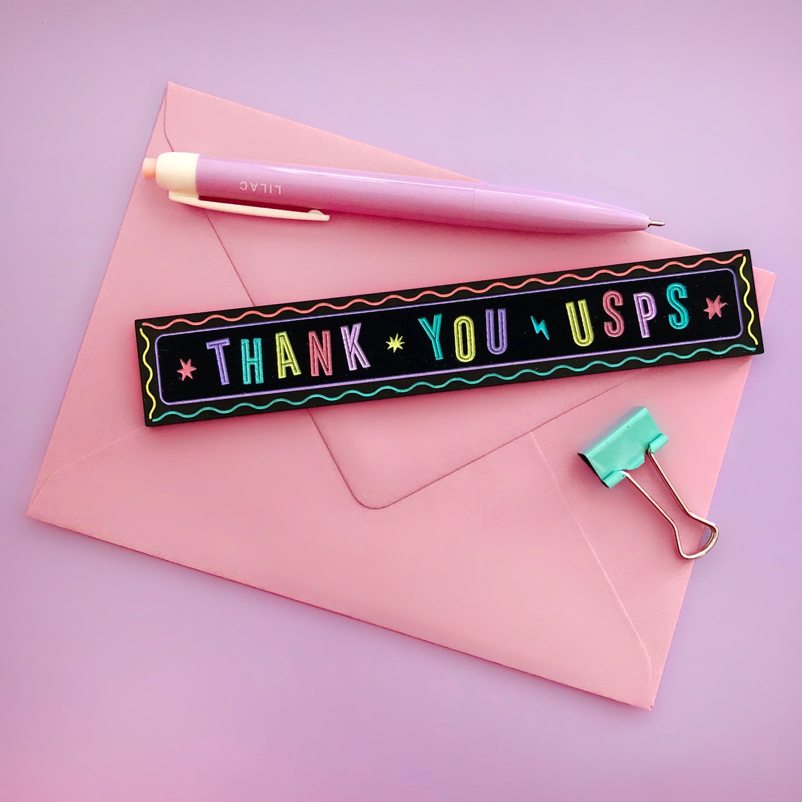 Mailbox Sign Thank You USPS Front Door Plaque for USA | Etsy