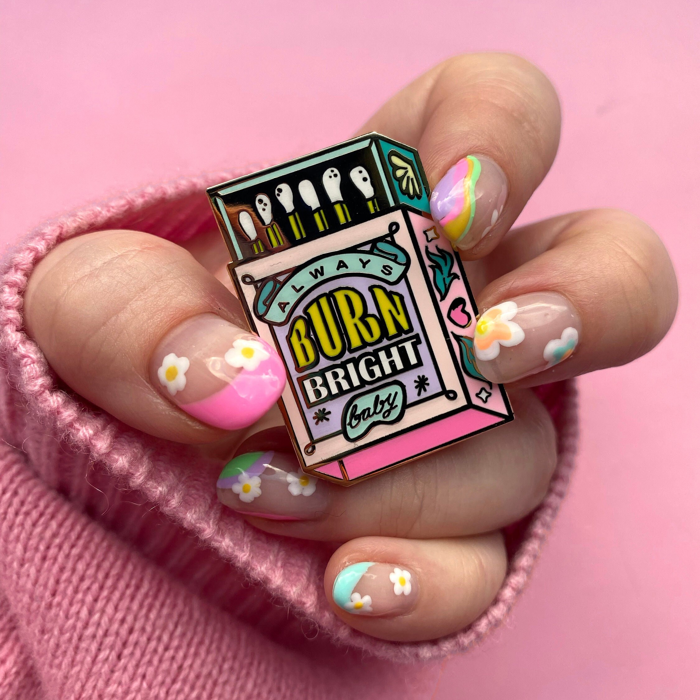 PASTEL Burn Bright Matchbox & Don’t Dim Your Light Matchstick ...