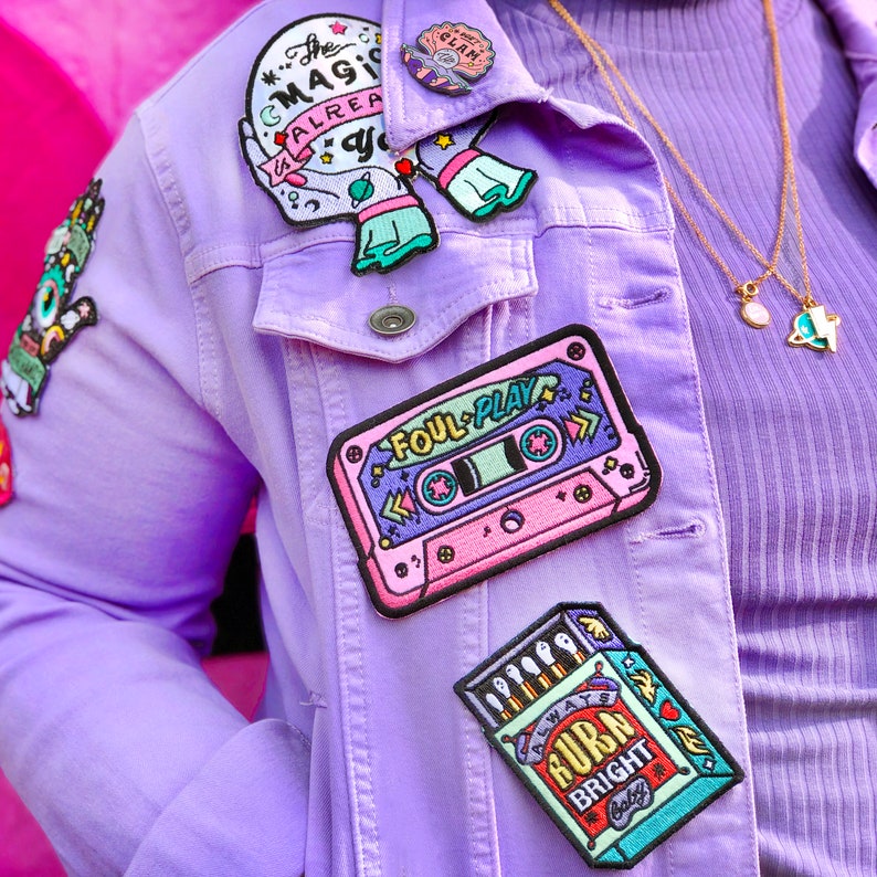 Burn Bright Matchbox Pocket Patch - Matchbox Embroidered Iron on ...