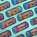 Holographic Glitter Take Time to Recharge Battery Sticker - Mental ...