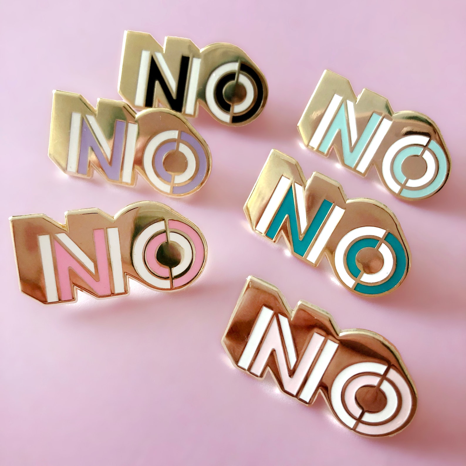 NO Enamel Pin or Necklace Positive Affirmation Necklace | Etsy