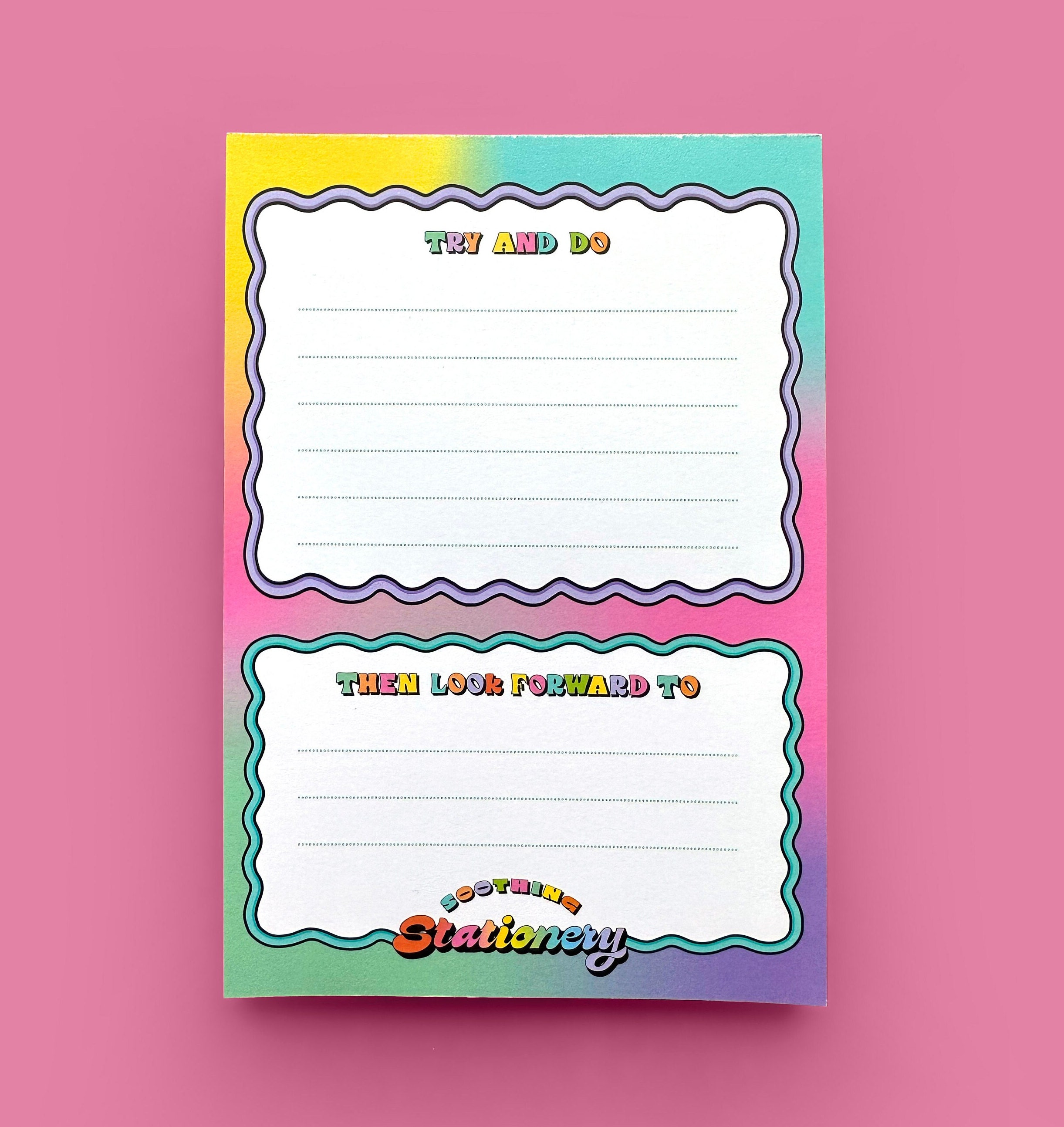 SOOTHING STATIONERY Box Bundle Pencil, Ruler, Notepad, Notebook ...