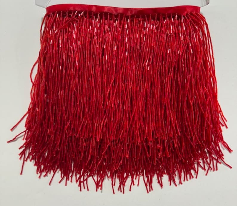 10 Colors - Style Fringe B1: Beaded Fringe by Yard - 6" Wide - Etsy